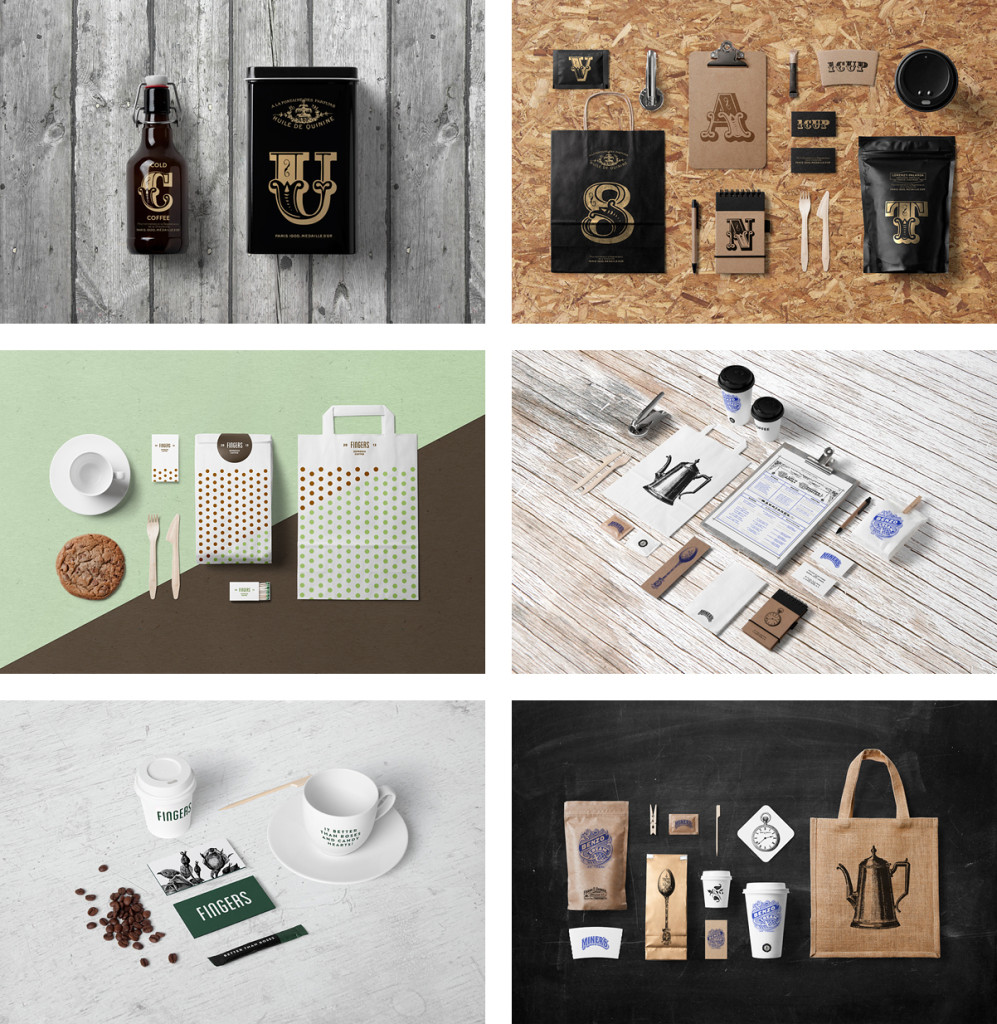 Coffee Stationery Mock-Up | PSD Templates | forgraphic™